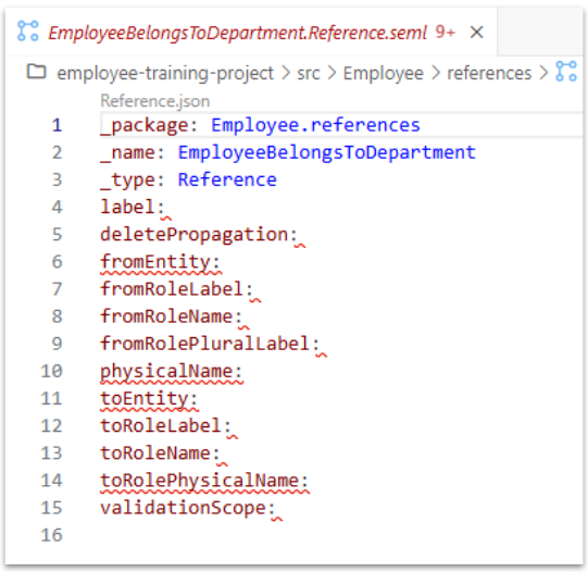 Building the Employee Master Data Model in VS Code
