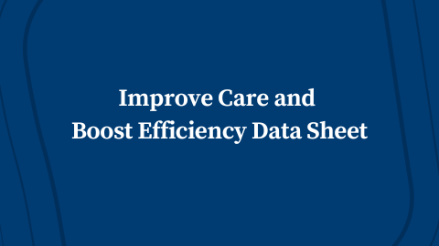 Improve Care and Boost Efficiency Data Sheet - Semarchy