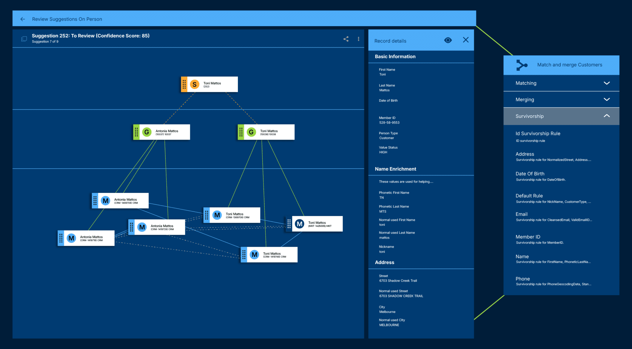 Golden Record Master Data Management (MDM) - Semarchy