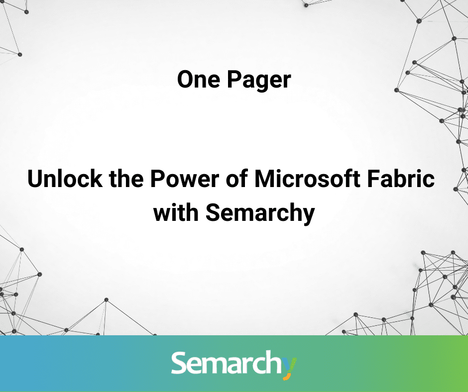 Microsoft Fabric with Semarchy - Semarchy