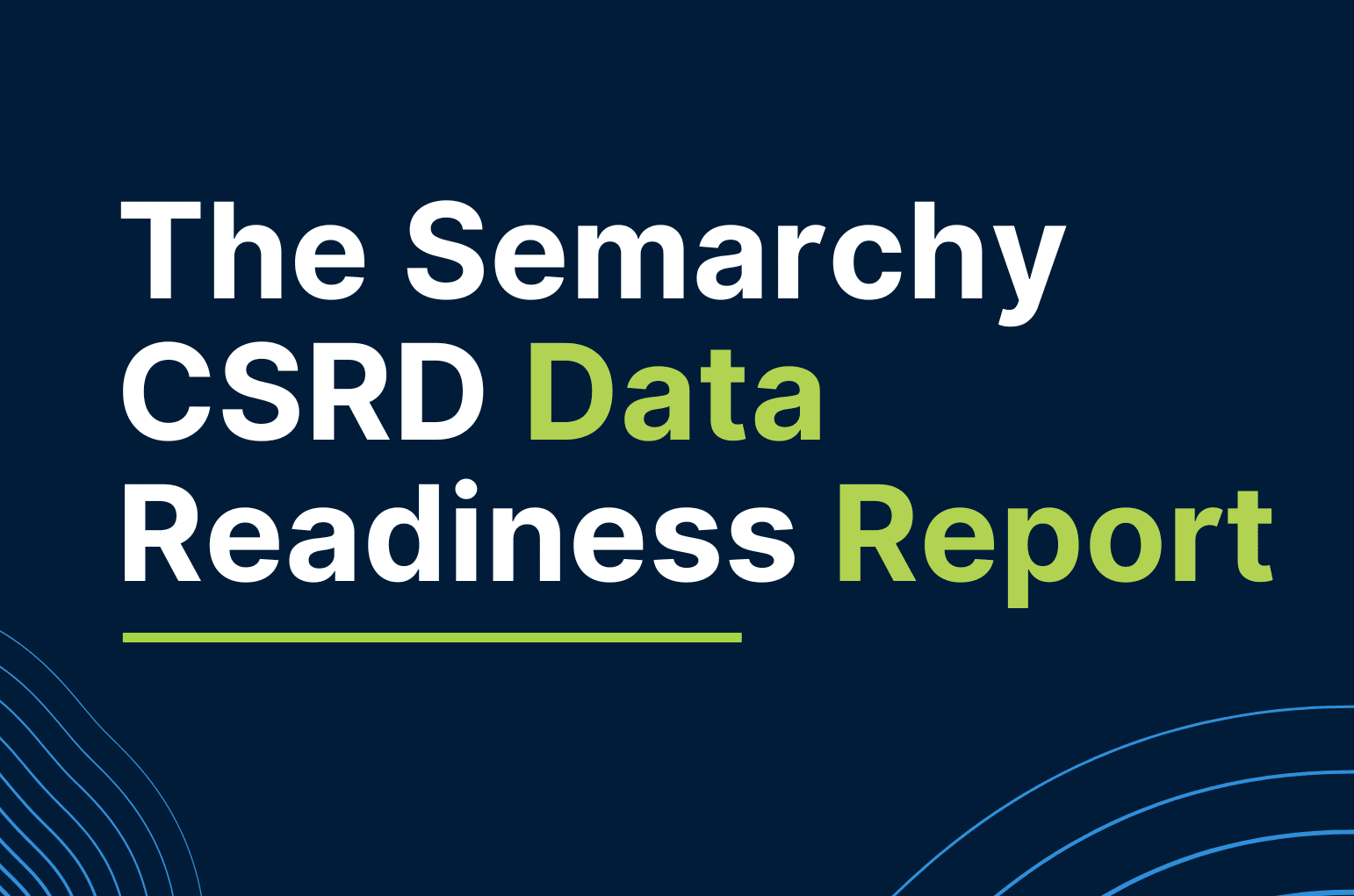 The Semarchy CSRD Data Readiness Report - Semarchy