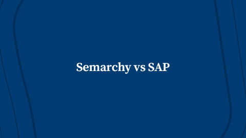 SAP MDG Competitor Comparison - Semarchy vs. SAP MDG